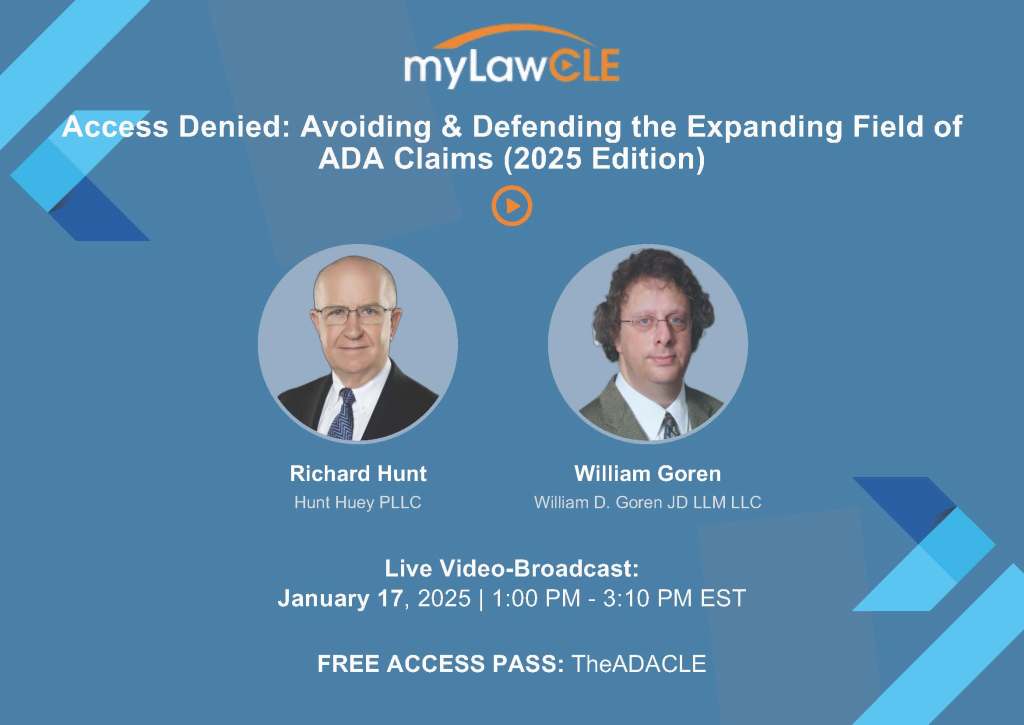 ADA and FHA Defense – Accessibility Defense, Helping Business Avoid and ...